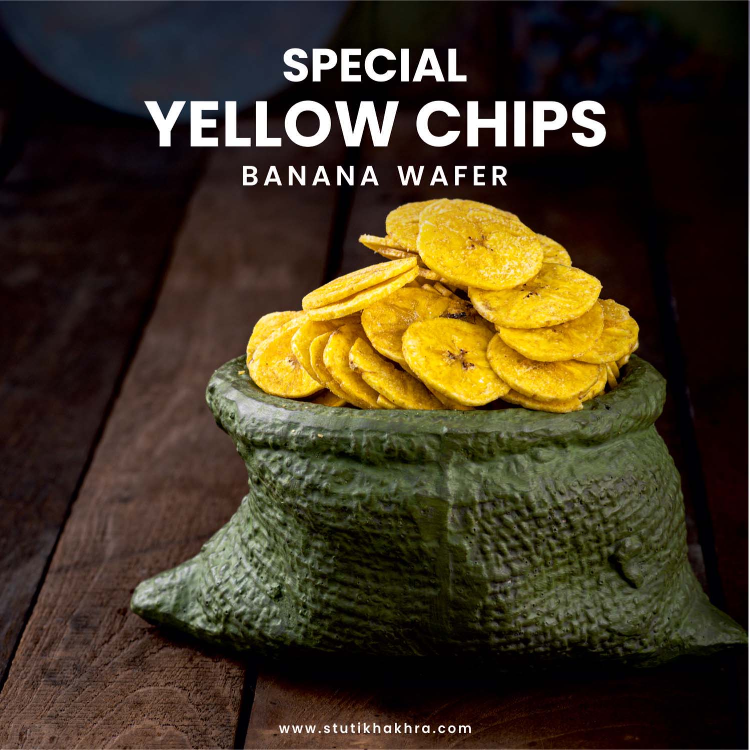 Special Yellow Banana Chips 200g – Stuti Khakhra