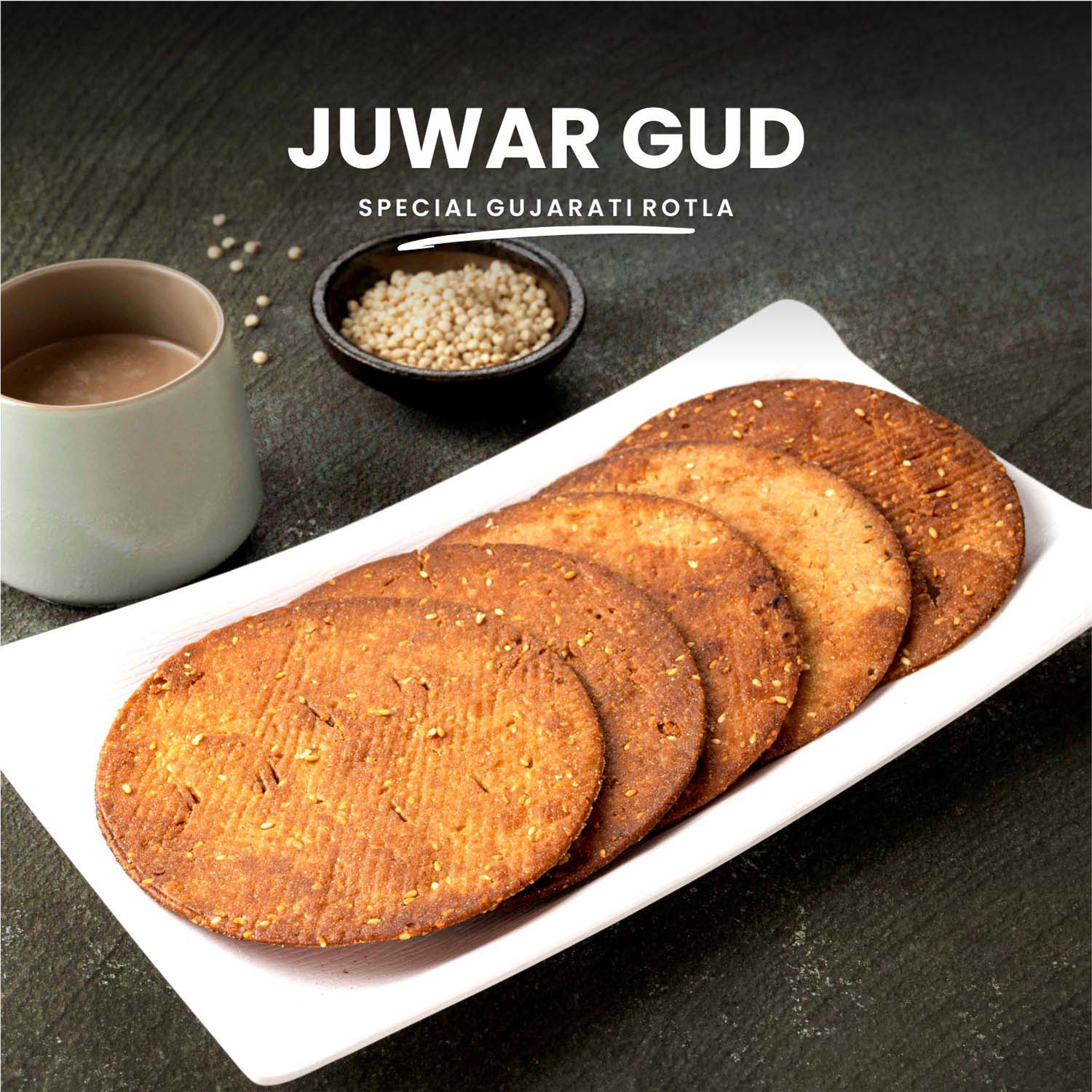 Juwar Gud Rotla - 200g – Stuti Khakhra