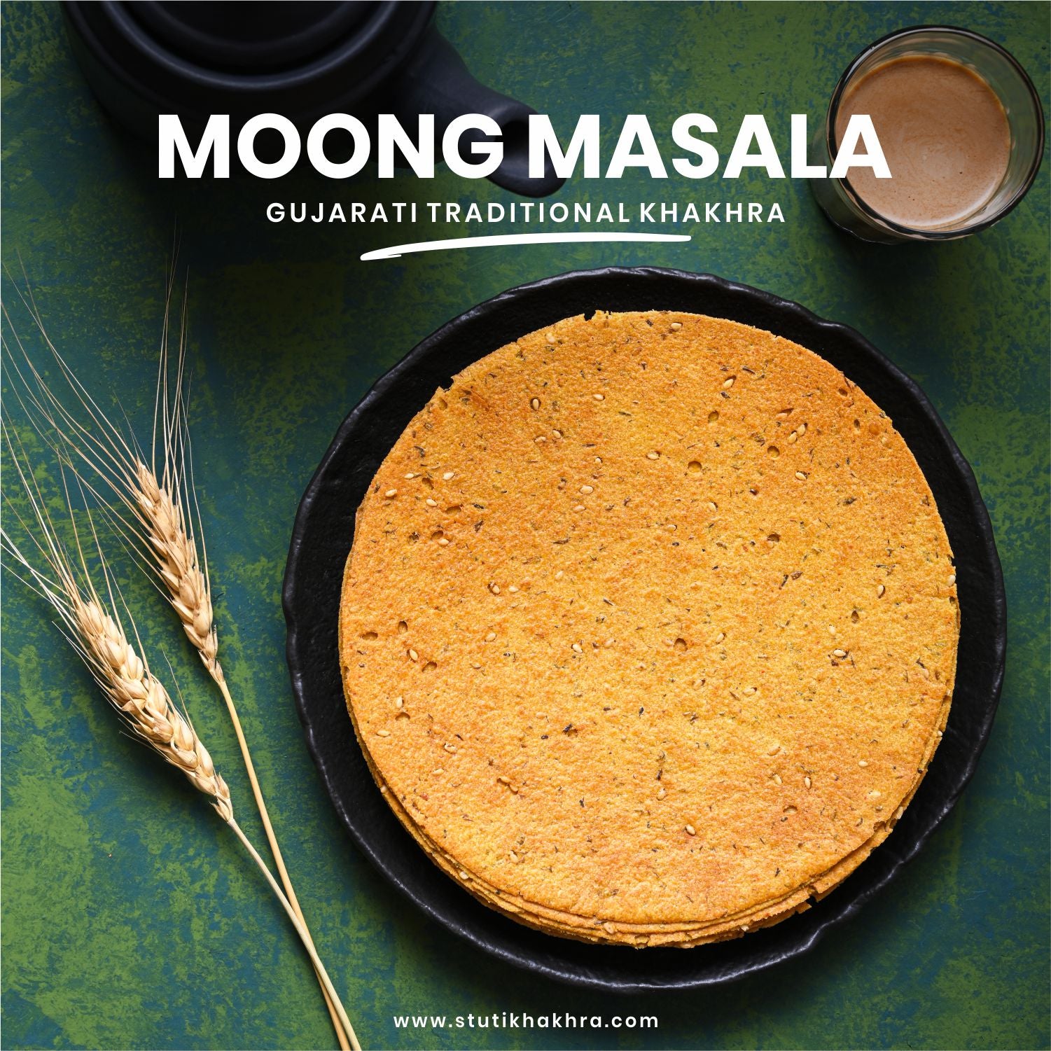 Moong Masala Khakhra (200g) – Stuti Khakhra