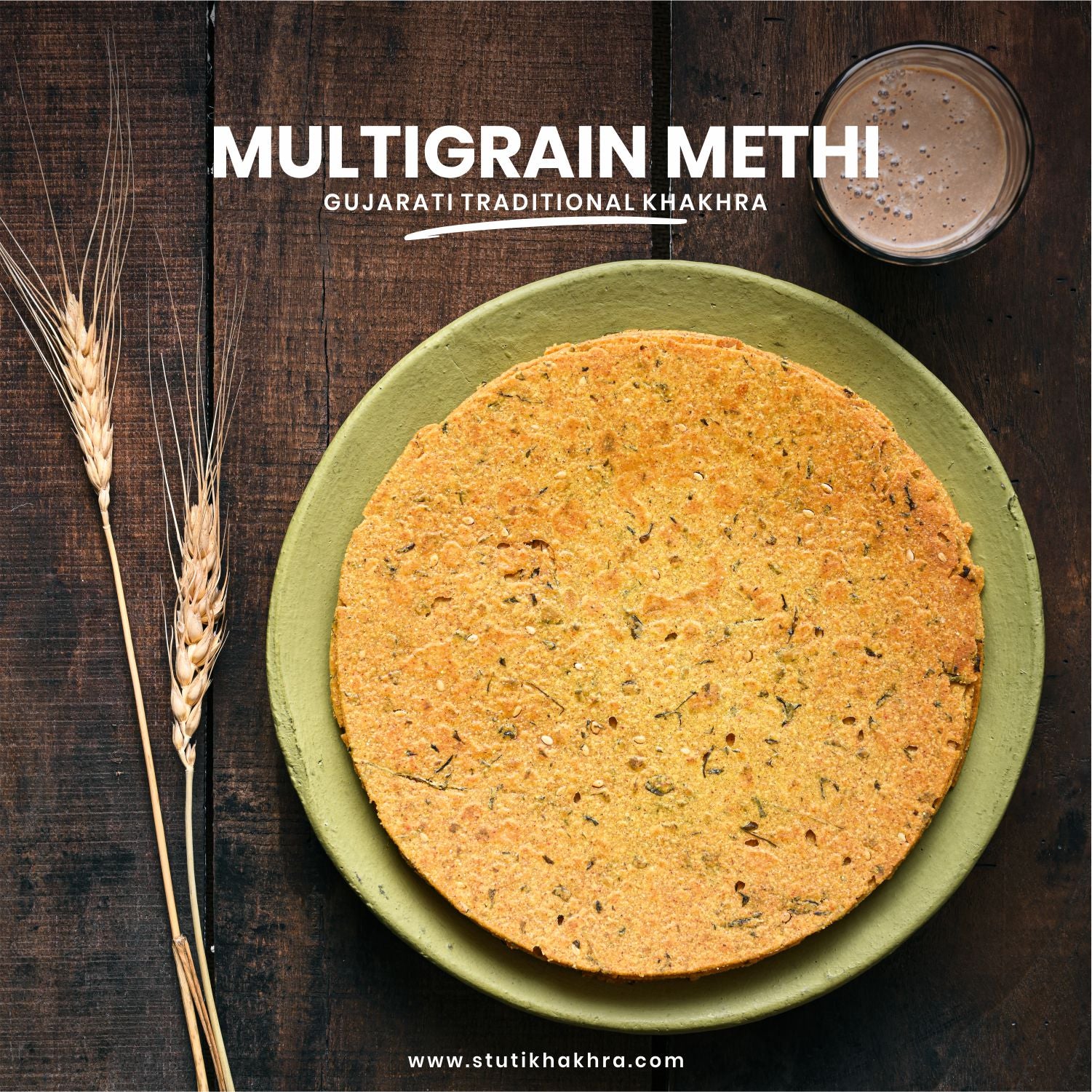 Multigrain Methi Khakhra (200g) – Stuti Khakhra