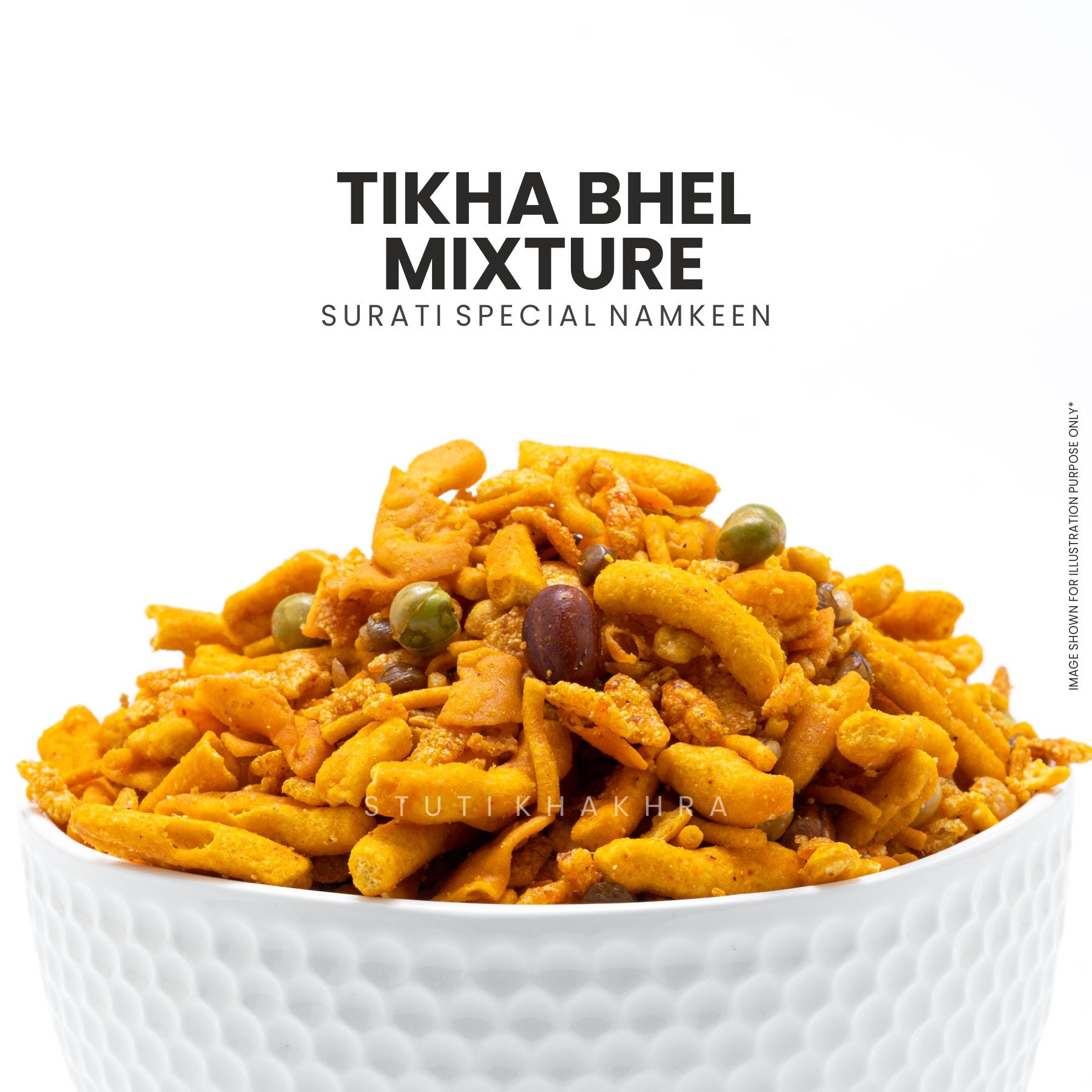Tikha Bhel Mixture – 200g – Stuti Khakhra