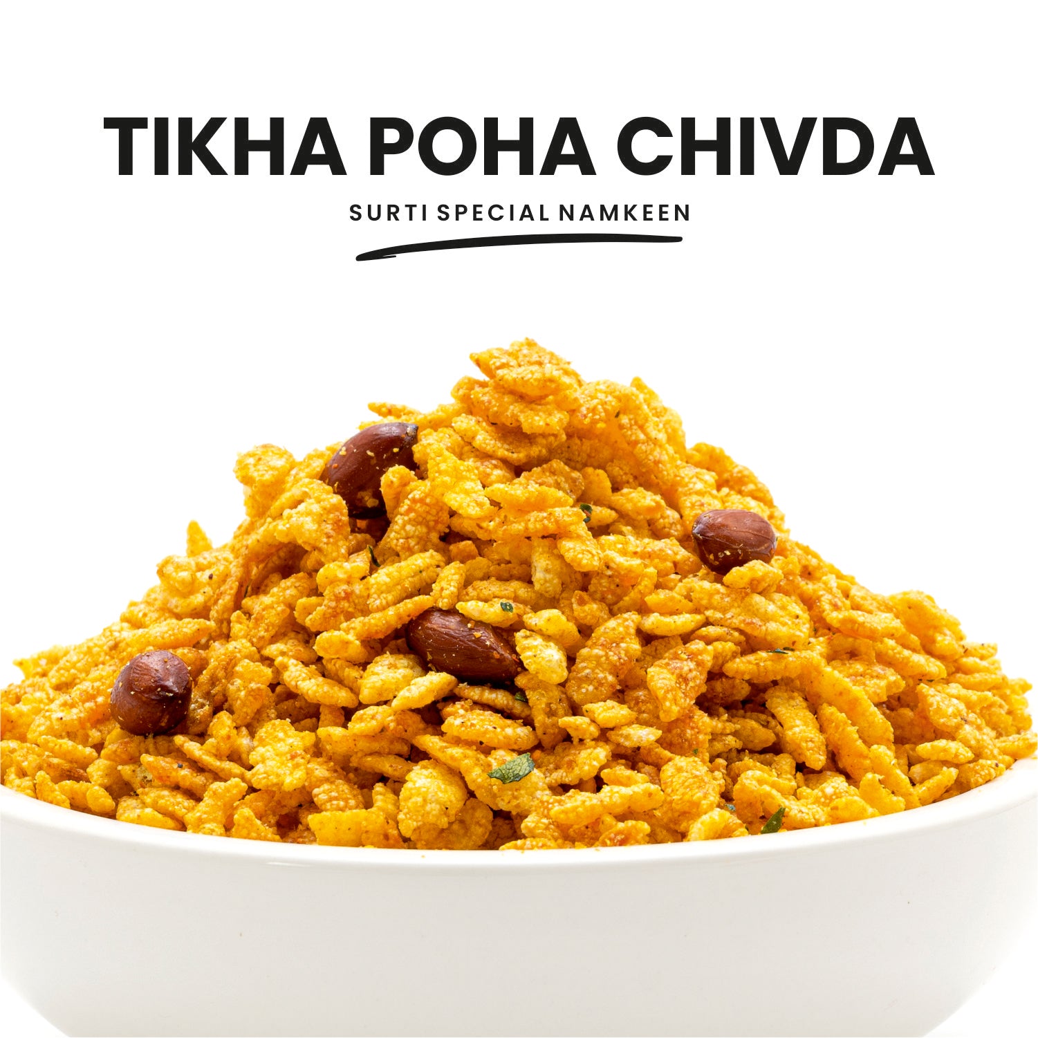 Tikha Poha Chivda Mix - 200g – Stuti Khakhra