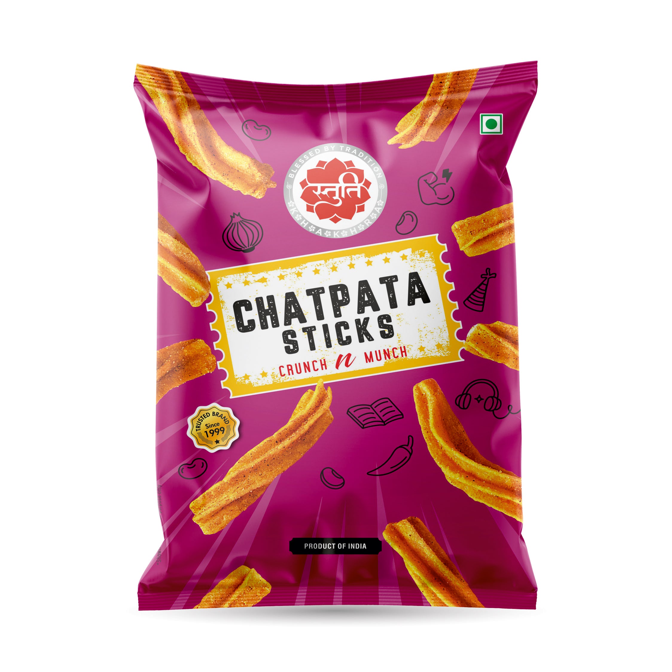 Chatpata Sticks (200g) – Stuti Khakhra