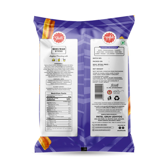 Schezwan Sticks (200g) – Stuti Khakhra
